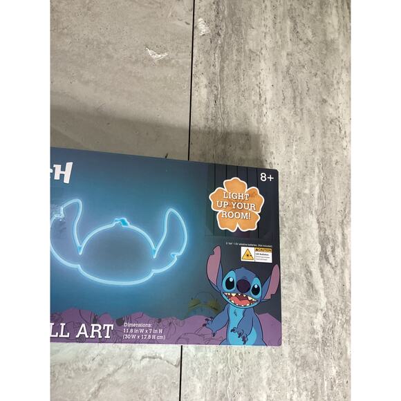 Disney | Wall Decor | New Disney Stitch Neon Wall Art 18x 7 Sign Neon ...